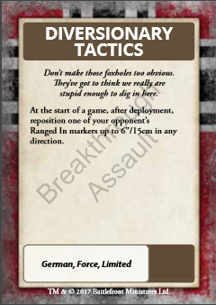 German Command Cards